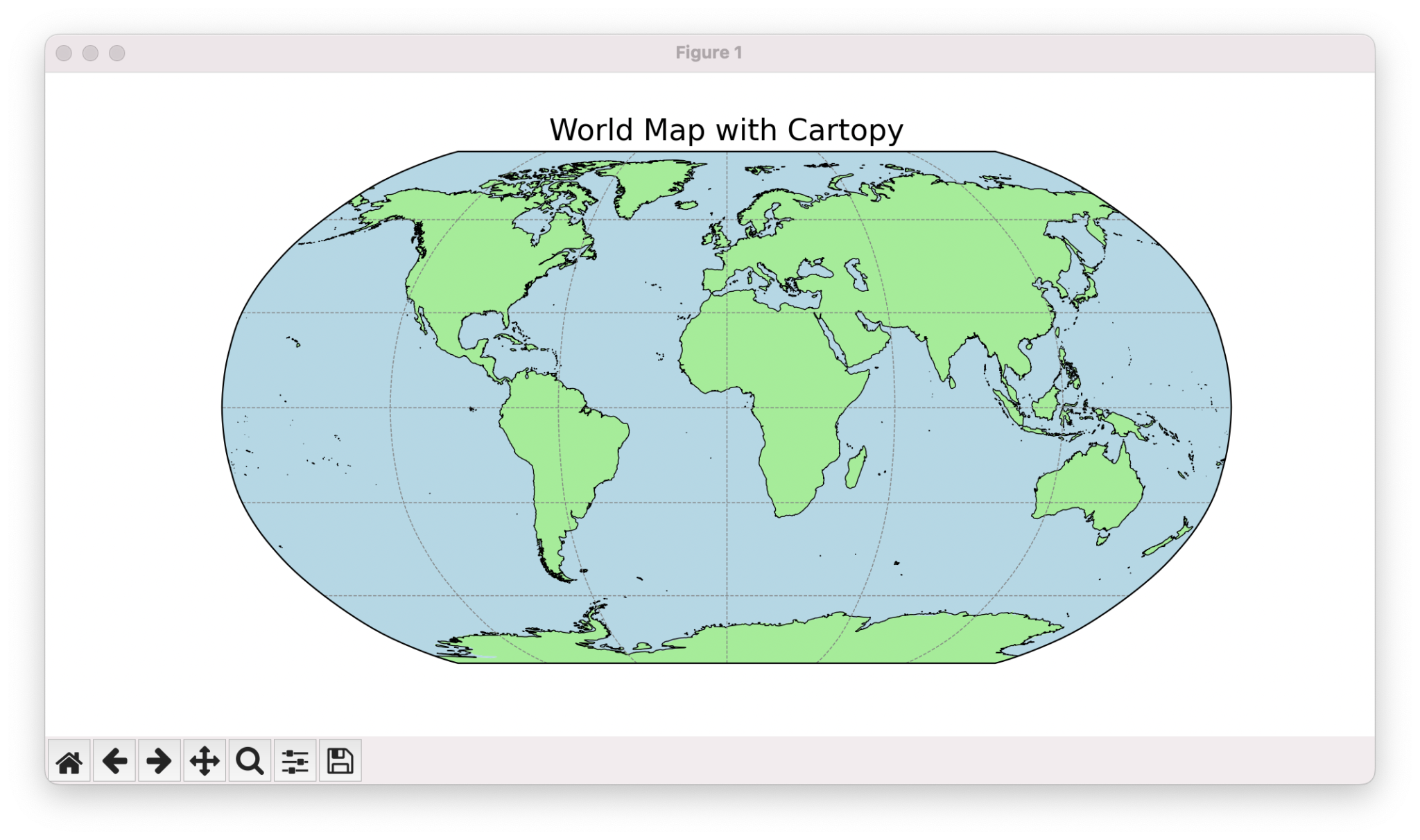 【初心者向け】たった10行のPythonコードでカッコいい地図を作る！Cartopy入門ガイド | ちょこっとプロ！